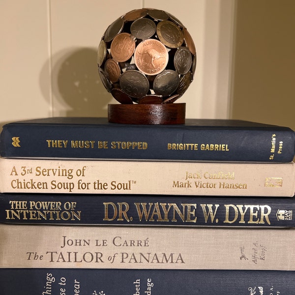 Mini Mixed World Coin Ball, 8.5 Cm Coin Sphere, Metal Sculpture ...