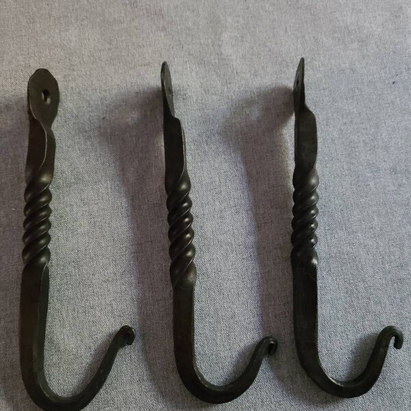 Hand Forged Railroad Spike Meat Turner and Hand Forged Railroad Spike ...