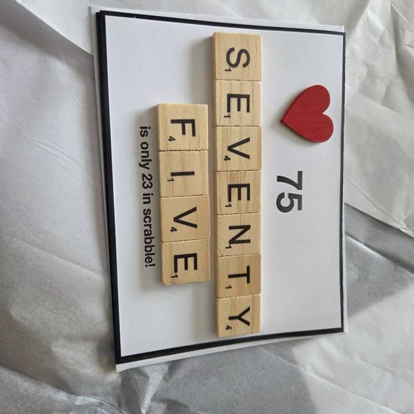 80 is Only 13 in Scrabble! - Etsy
