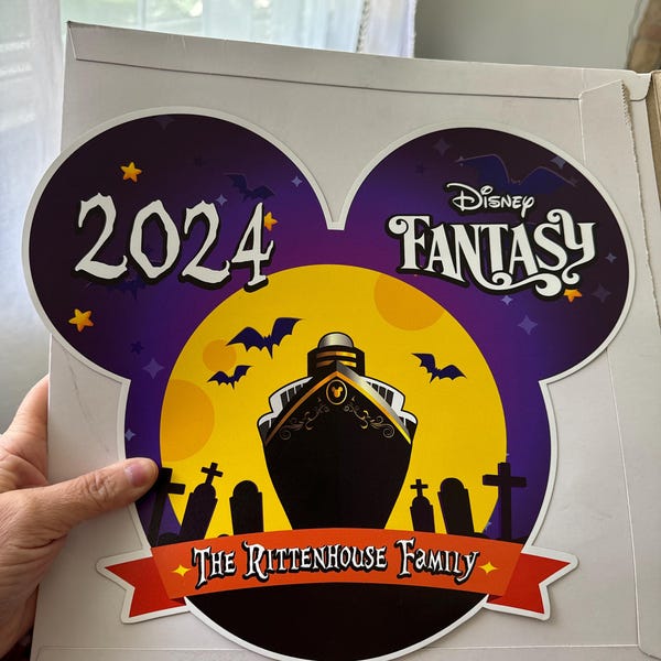 Disney Very Merrytime Cruise Door Magnet, Personalized, Mickey ...