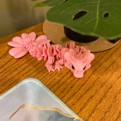 13 Baby Lucky Dragon Articulating Flexi by Cinderwing, Fidget Toy, Desk ...