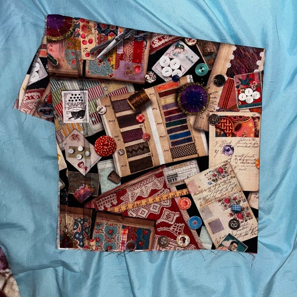 Sew Journal Needle Book Patch Panel by J Wecker Frisch for Riley Blake ...