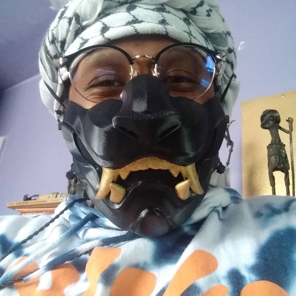 Lion Oni Mask - Etsy