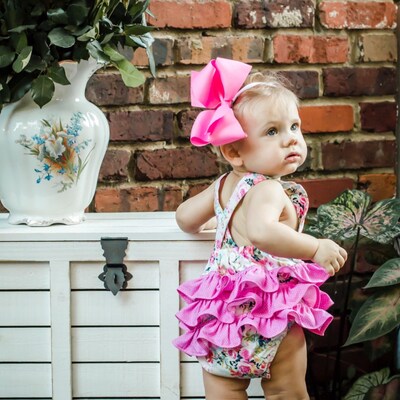 Baby Pattern PDF, Ruffled Baby Romper, Bubble Pattern for Boy or Girl ...