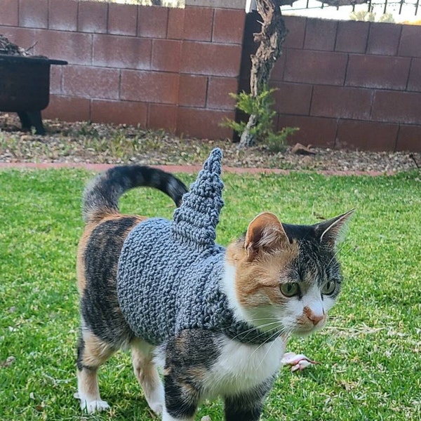 Crochet Cat Shark Sweater Costume - Etsy