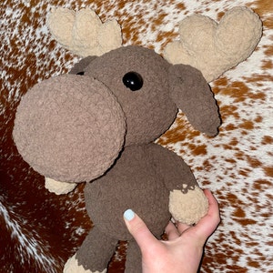 Manny Moose CROCHET PATTERN Amigurumi Crochet Pattern PDF - Etsy