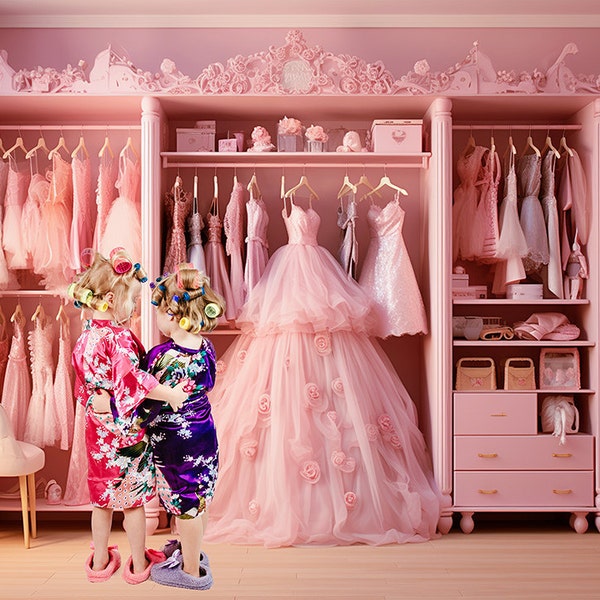 Doll House Digital Backdrop, Dream Dollhouse Background Photography for ...