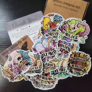 Class Sticker Full Set Individual Class Stickers - Etsy