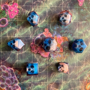 Dice Set Skull Sharp Edge, D&D Dice Set for Dungeons and Dragons D and ...