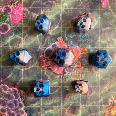 Dice Set Skull Sharp Edge, D&D Dice Set for Dungeons and Dragons D and ...