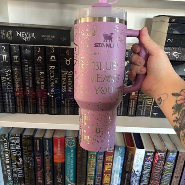 Zodiac Academy Engraved Tumbler | Zodiac | Officially Licensed Merch ...