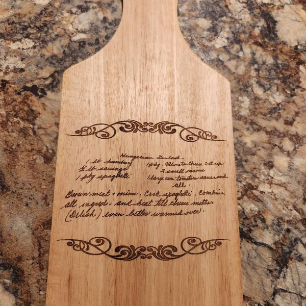 Hand Written Letter to Mom Engraved on A Wooden Heart - Gift for Mom ...