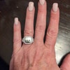 Personalized Sterling Silver CZ Monogram Ring - Elegant Initial Jewelry ...