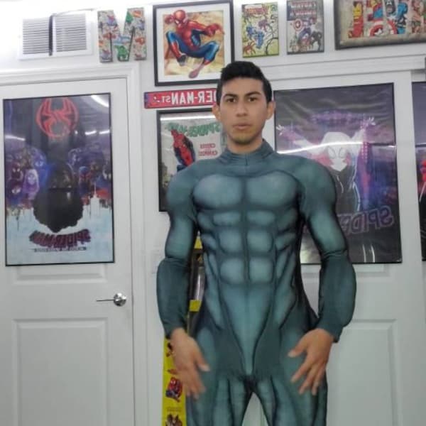 Deadpool Muscle Suit Costume: Handmade 3D Cosplay Jumpsuit - Etsy