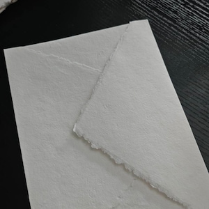 Handmade Deckle Edge Envelop, Handmade Cotton Rag Envelopes Paper ...