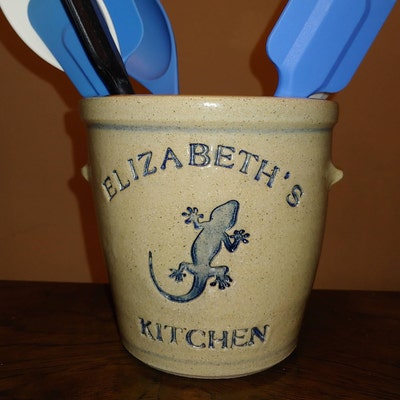 Personalized Stoneware Crock - Etsy