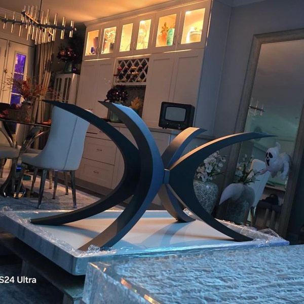 Dining Table Legs With Unique Tree Design. Premium Quality Made With ...