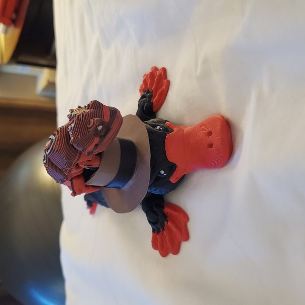 Platypus Large Articulated 3D Printed Figure - Posable Desktop ...