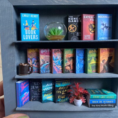 Mini Bookshelf: Custom - Etsy