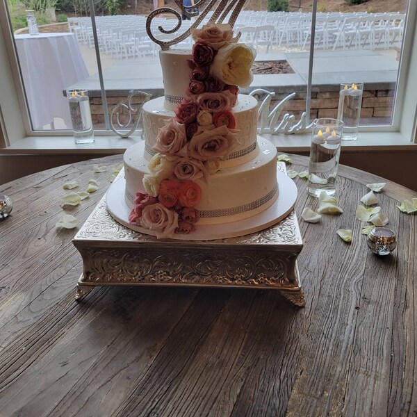 Gorgeous Swarovski Crystal Wedding Cake Toppers 4'' in Any Letter ...