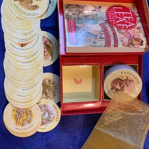 Tea Leaf Fortune Cards Kit Card Deck & Guidebook Set Oracle Cards and ...