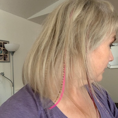 Hair Feathers Feather Extensions pastel Pink, Purple, Blue Frosted ...