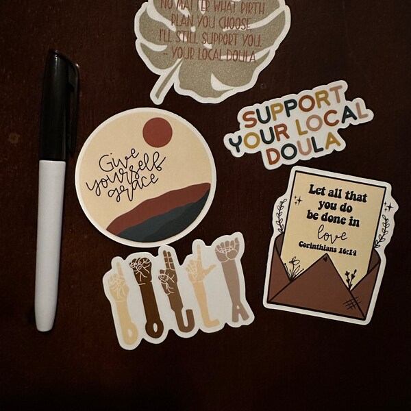 You Can Talk to Me About Birth Sticker, Waterproof Sticker, Positive ...