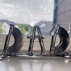 DAD Tool Art Welded Art RTS Father Dad Mechanic Man Cave Home Decor ...