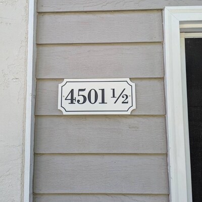 6 Inch Traditional & Modern House Numbers Letters - Etsy