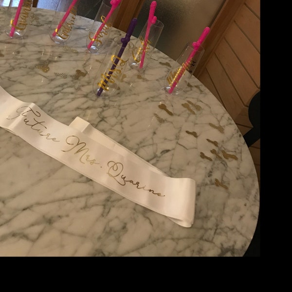 Bride to Be Sash - Bachelorette Sash Custom Bachelorette Sash Bride ...