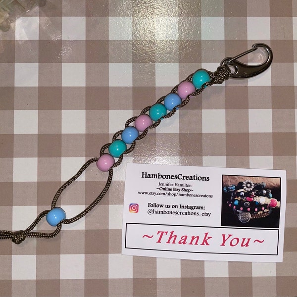 Golf Stroke Counter, #16, Blue Counter, Beaded Counter, Disc Golf ...