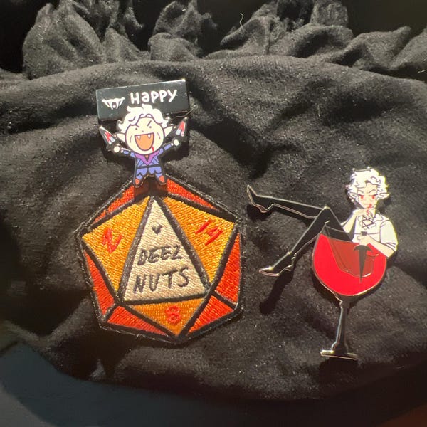 Astarion Wine Glass Enamel Pin - Etsy