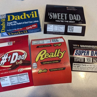 Dadvil Pill Bottle Label, Printable DIY Gag Gift, Candy Bottle, Father ...