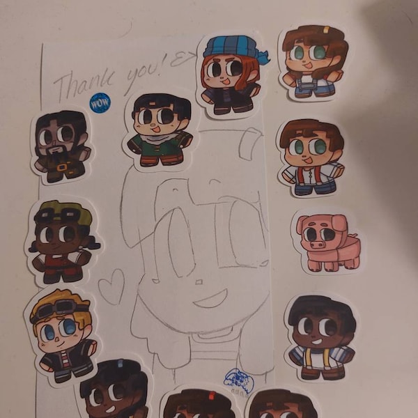 OMORI|| 6 Pack Stickers || the Hooligans Omori Stickers - Etsy