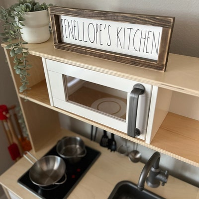 Personalized Kid's Kitchen Sign Kids Home Decor Play Kitchen ...