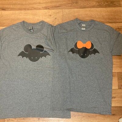 Mouse Vampire Bats SVG, Mickey and Minnie Halloween SVG, Digital Cut ...