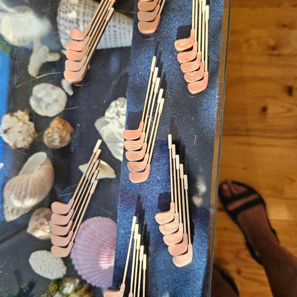 Unfinished Wooden Golf Club Shape - Sporting - Craft - From 1" up to 46 ...