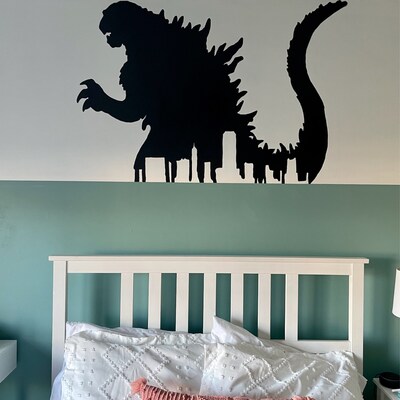 Godzilla Scene Svg Eps Dxf Cnc Plasmas Laser Cricut Silhouette Cuttable ...