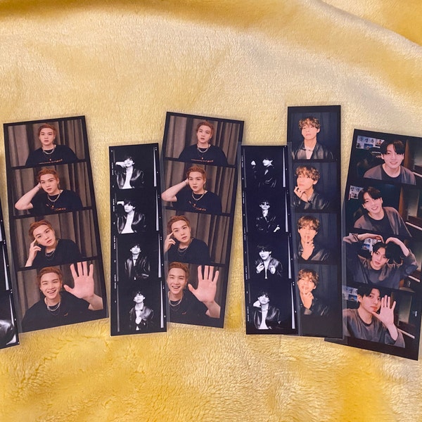 BTS VLIVE Photo Strips - Etsy