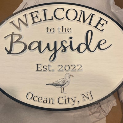 Large Custom Sign, Personalized House Sign, Weatherproof Sign, Porch ...