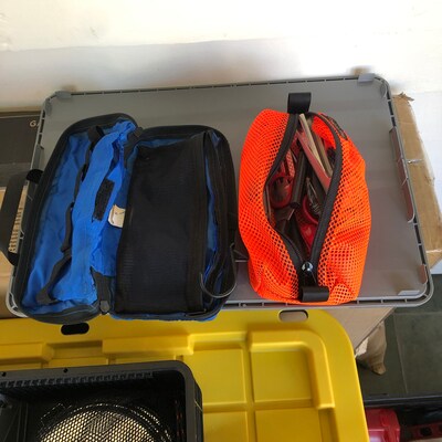 Small 300d Ripstop Nylon Box Pouch Blaze Orange - Etsy