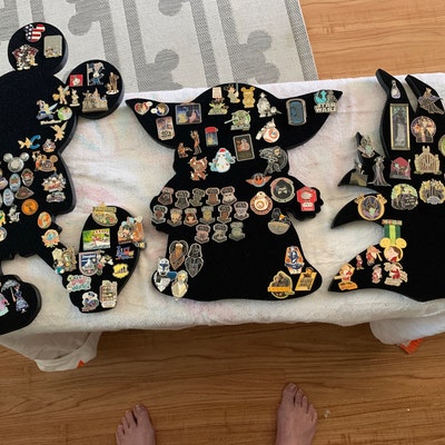 Maleficent Disney Villain Pin Board. Hold 45 Pin Lot Mistress - Etsy