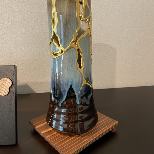 Include Wood Stand ,kintsugi Gifts, Kintsugi Bowl, Japanese Art in ...