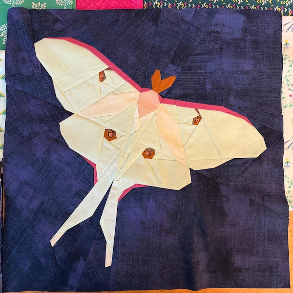 Elephant Fpp--animals of Strength--paper Piecing Quilt Block Pattern - Etsy