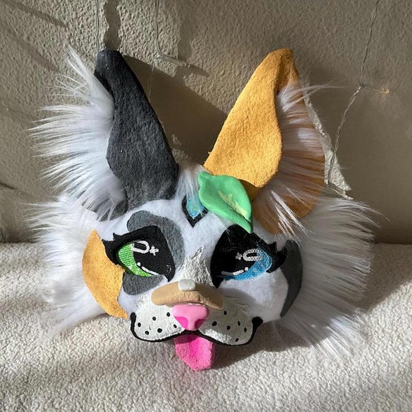 Custom/comisson Therain and Furry Masks! With Tail and Paws :3 - Etsy
