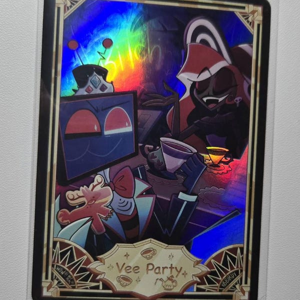 Vee Party Card - Etsy