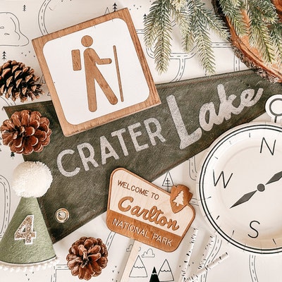 National Park Icons Camp Symbol Signs National Park Nursery Outdoor ...