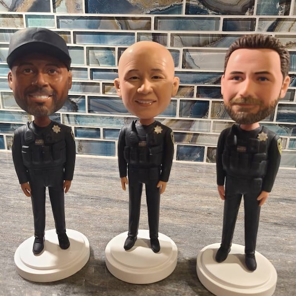 Custom Policemen Bobbleheads, Custom Police Officer Bobblehead ...