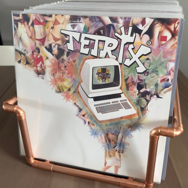 Vinyl Record Display - Handmade From Real Copper - Gift for Music Lover ...