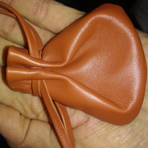 Leather Neck Pouch,small Size Leather Pouch Necklace,medicine Pouch ...